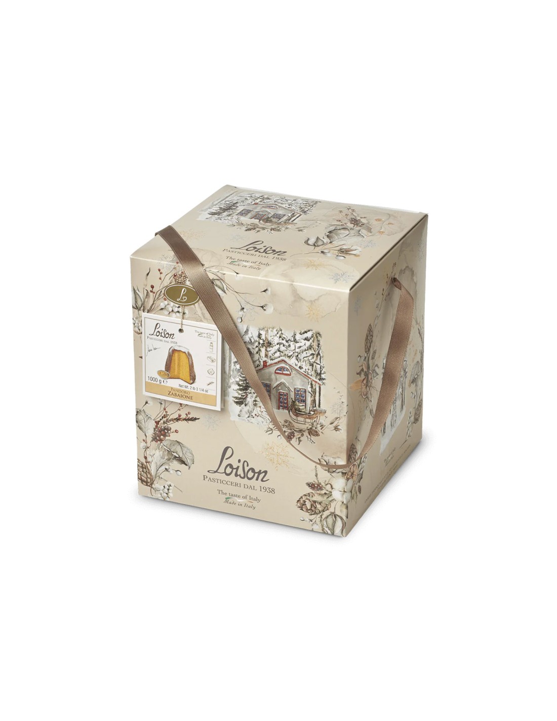 PANDORO ALLO ZABAIONE linea Foresta 1kg - LOISON